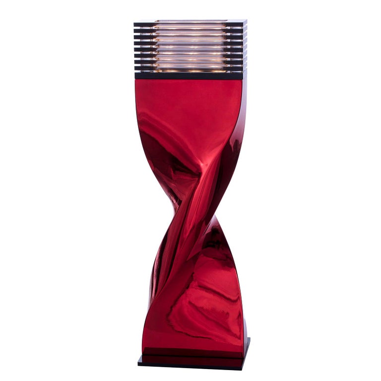 Bow Tie Alu Red Extra Large or Large Table Lamp For Sale at 1stDibs ...