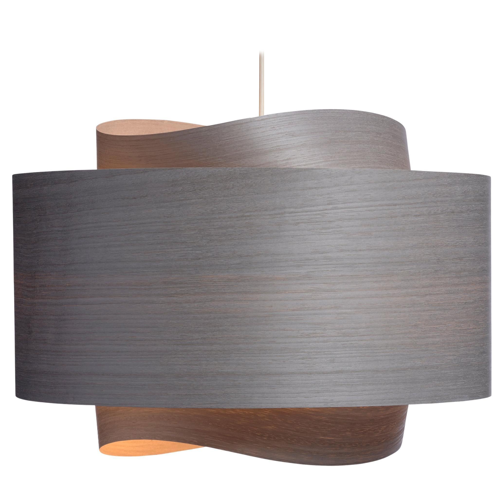 BOWEN Mid-Century Modern Gray Tay Wood 30" Chandelier Pendant For Sale ...