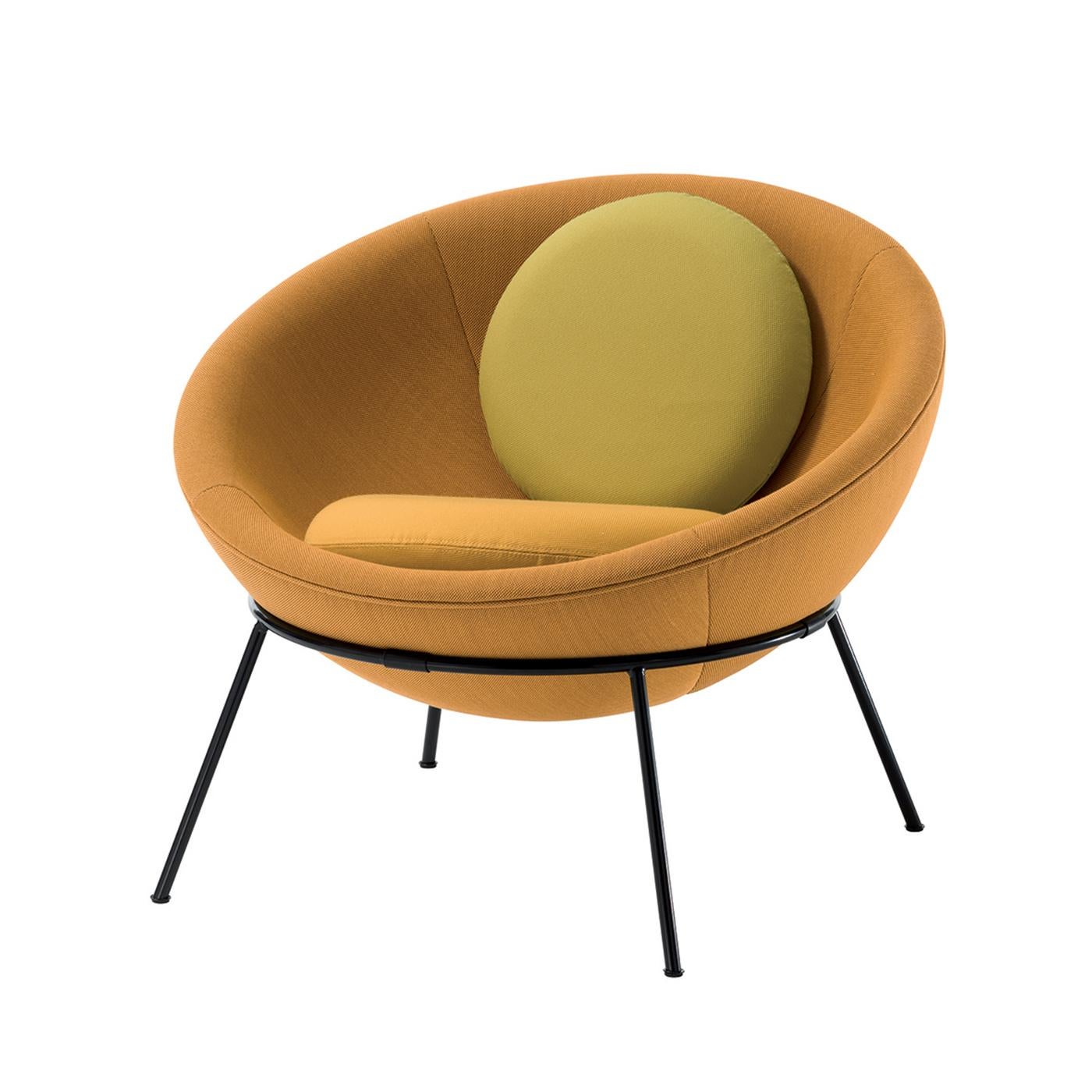 Bowl Chair Yellow Nuance For Sale at 1stDibs