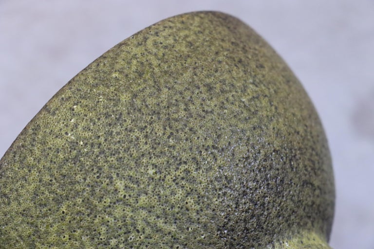 Bowl with Lava Glaze, Attributed to James Lovera, 1970 For Sale at 1stDibs