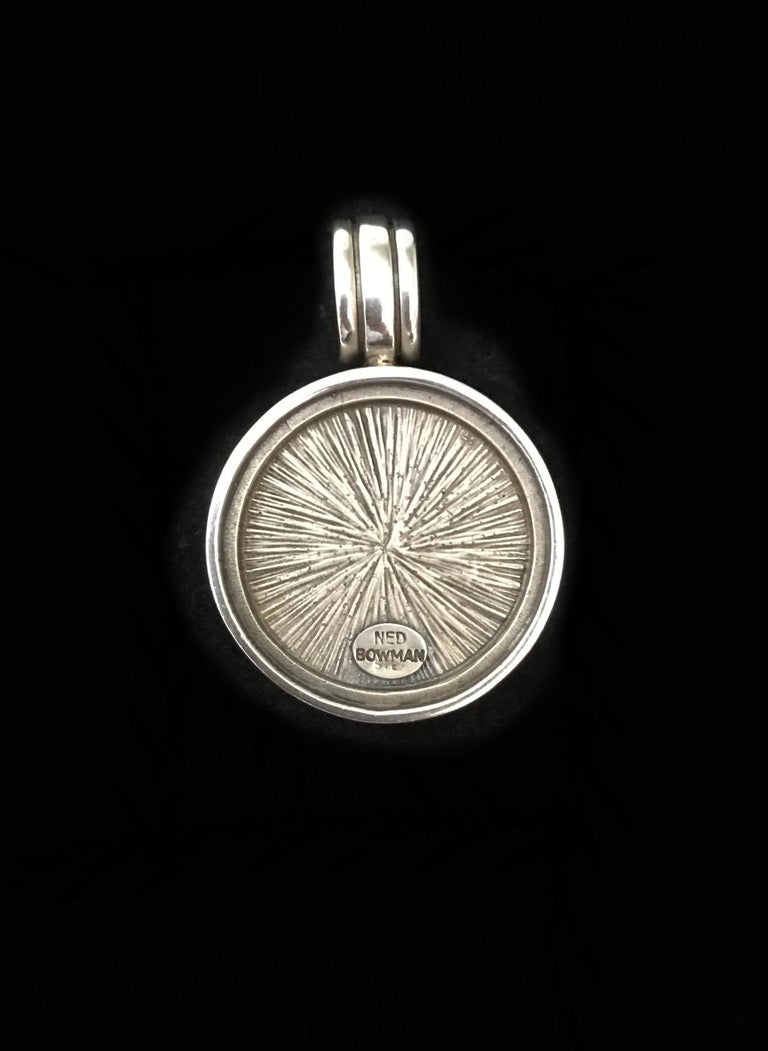 Handmade Spanish Coin Medallion Pendant For Sale at 1stDibs