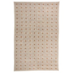 Geometric Box Pattern Rug For Sale at 1stdibs