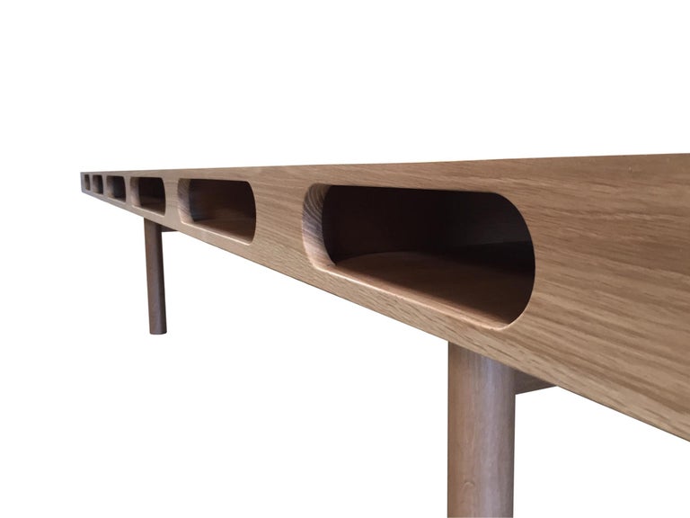 Box Table in White Oak for Dining or Conference For Sale at 1stDibs