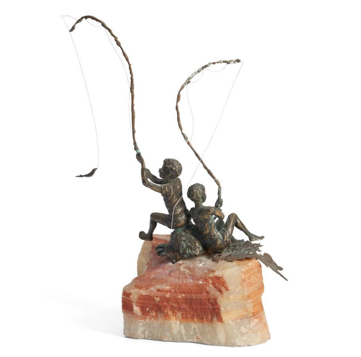 "Boys Fishing" by Curtis Jere at 1stDibs