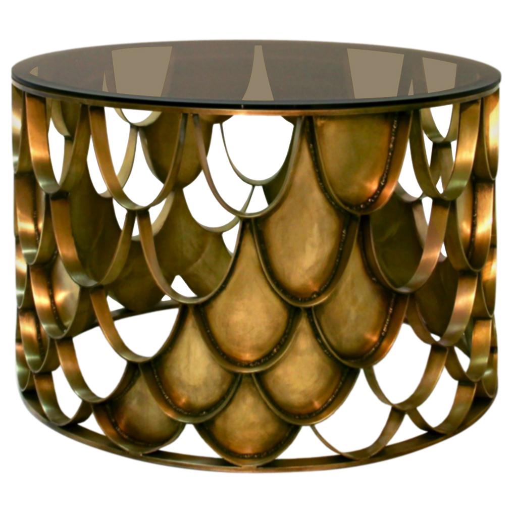 Koi Modern Center Table in Brass by BRABBU For Sale at 1stDibs | koi center