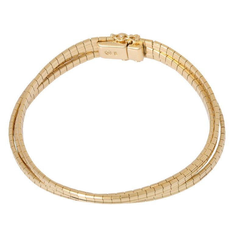 Bracelet, 3 Rows For Sale at 1stDibs
