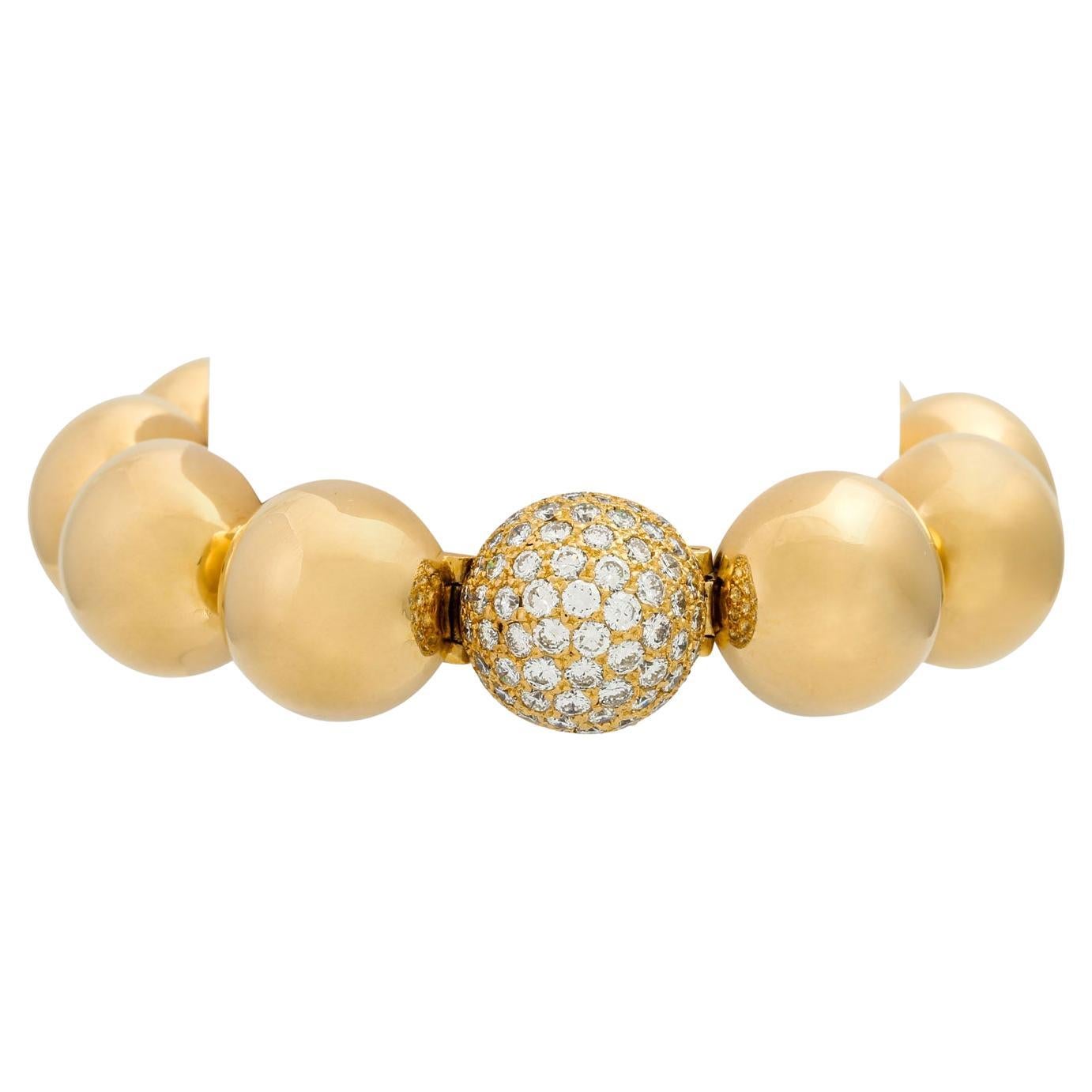 Wide Eyelet Bracelet Made of Cord Wire For Sale at 1stDibs