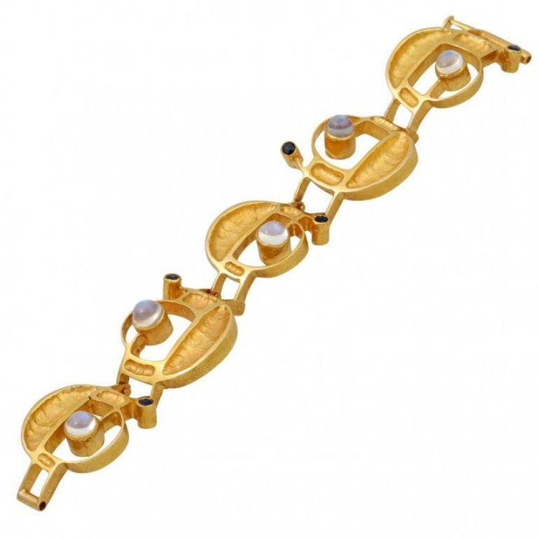 bracelet made of geometric elements For Sale at 1stDibs