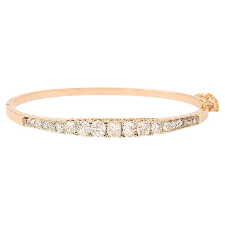 Bracelet Rose Gold Diamond For Sale at 1stDibs