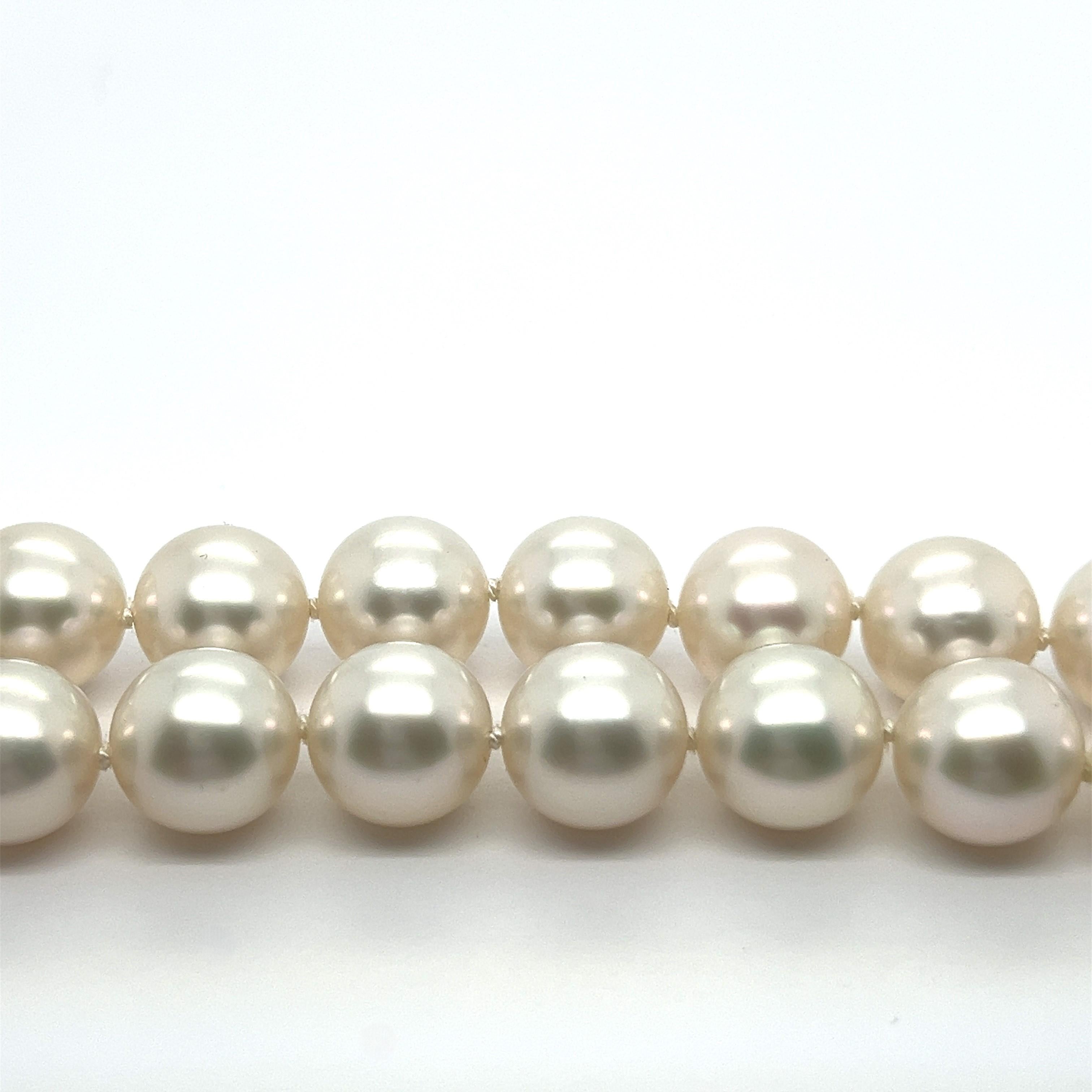 Bracelet with Cultured Pearls and Diamonds in Platinum by Tiffany and ...