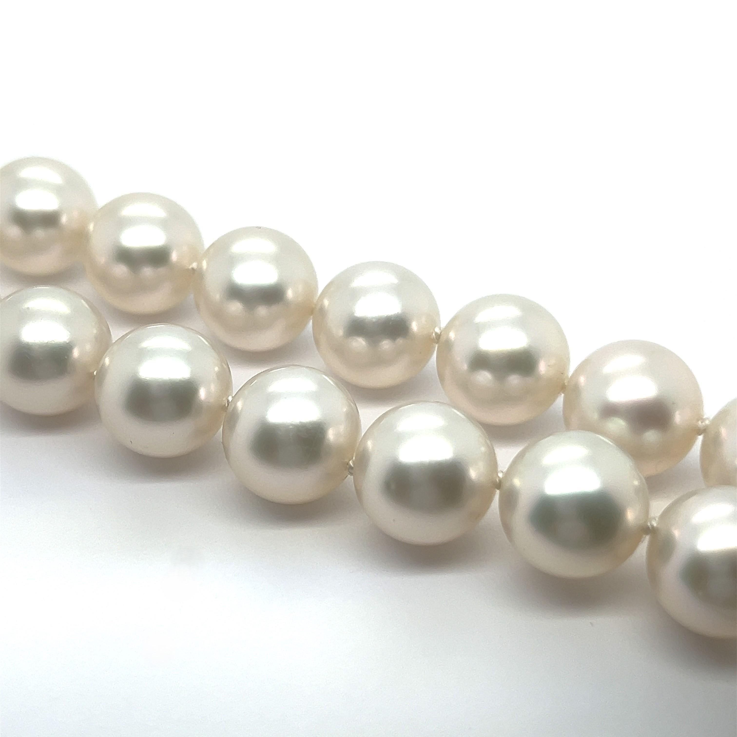 Bracelet with Cultured Pearls and Diamonds in Platinum by Tiffany and ...