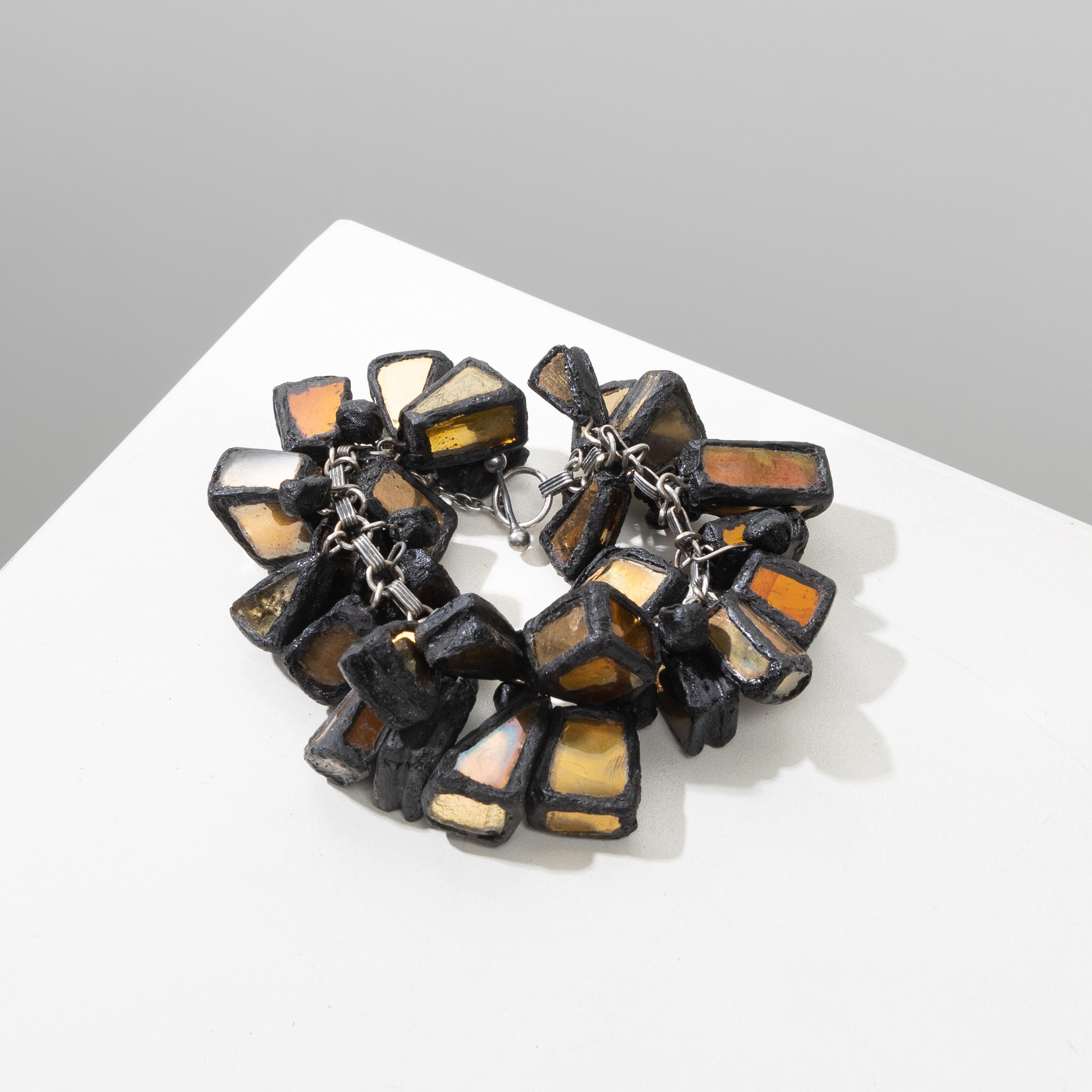 Bracelet with tassels by Line Vautrin For Sale at 1stDibs