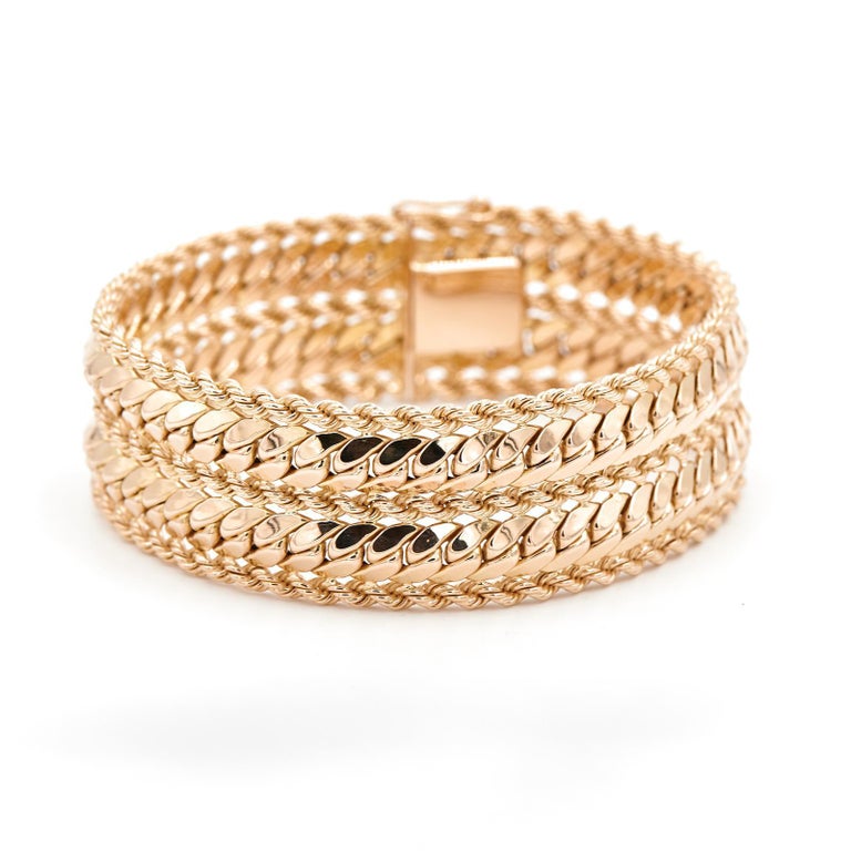 Bracelet Yellow Gold For Sale at 1stDibs