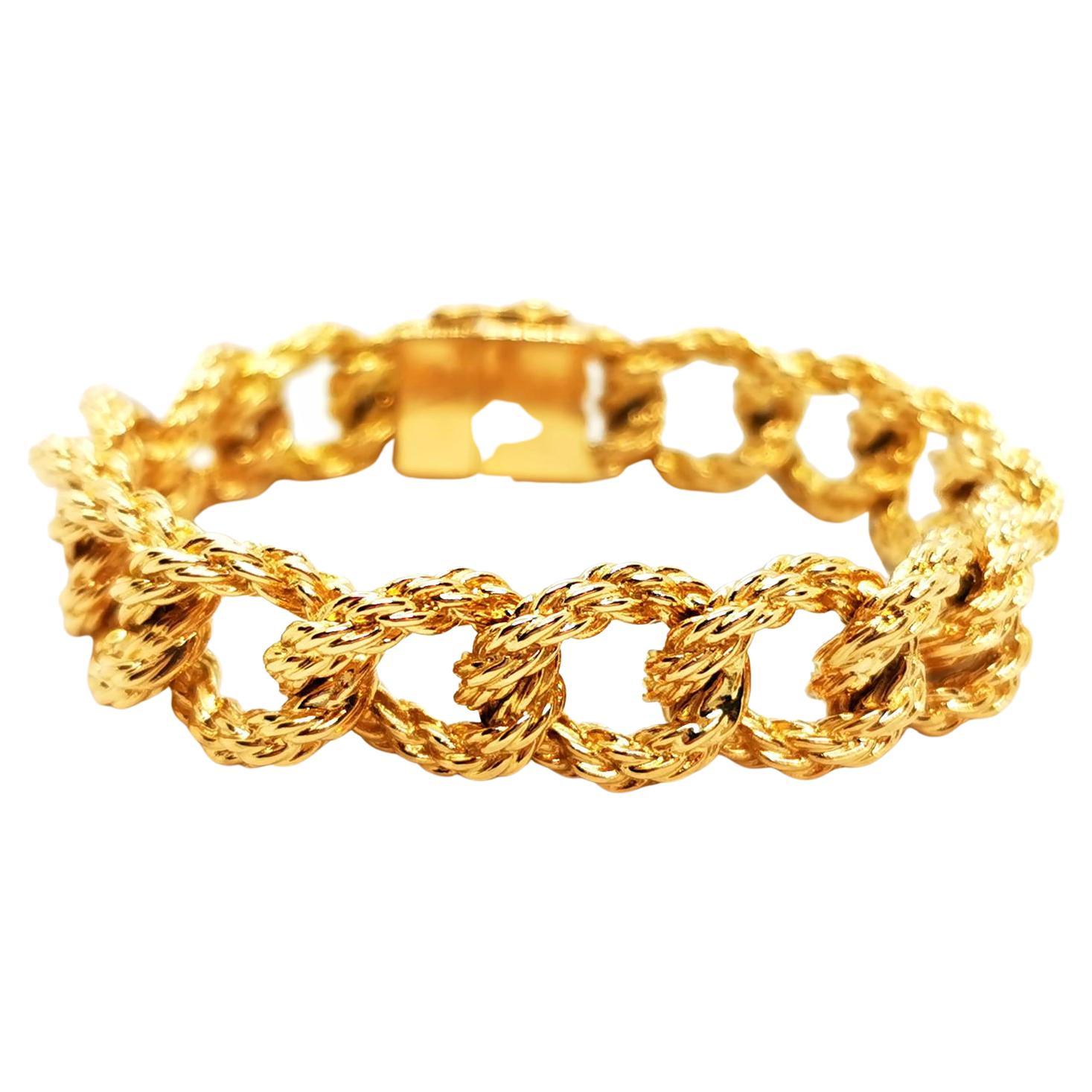 Bracelet Yellow Gold For Sale at 1stDibs