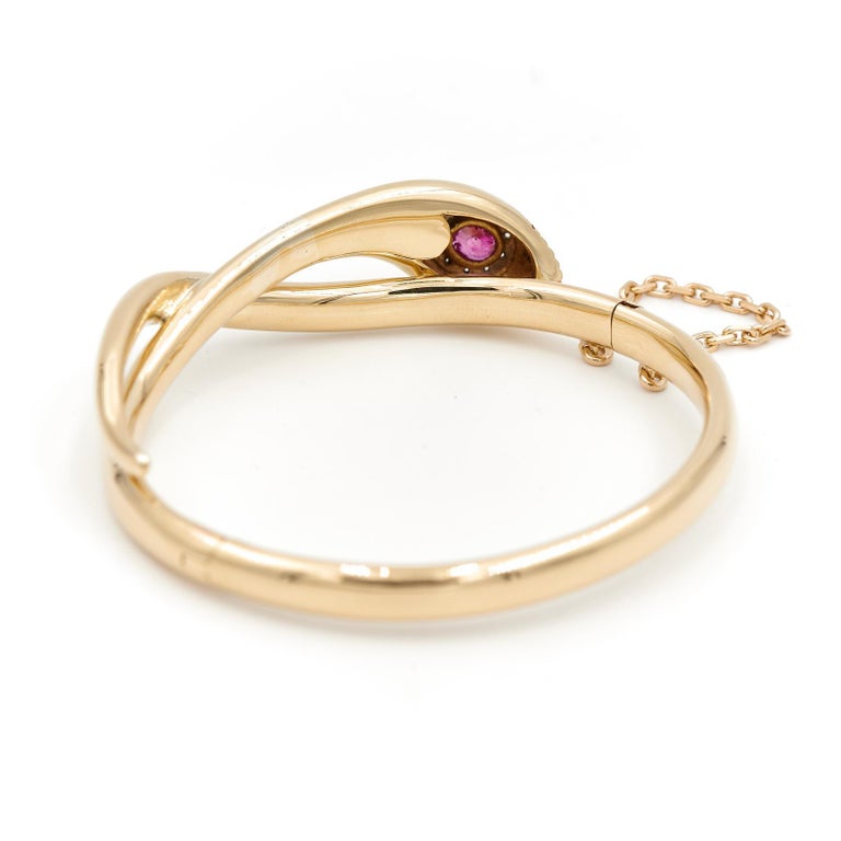 Bracelet Yellow Gold Ruby For Sale at 1stDibs