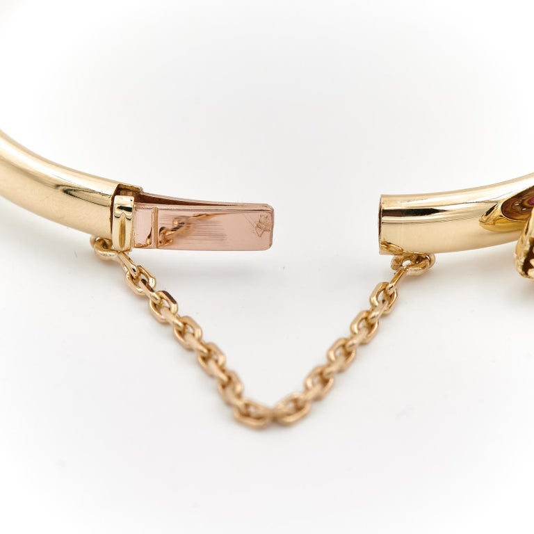 Bracelet Yellow Gold Ruby For Sale at 1stDibs