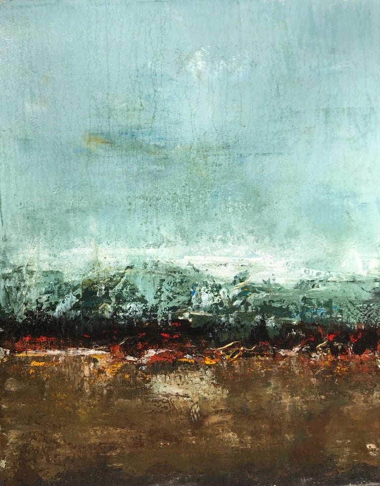 Brad Robertson - Opened Sky by Brad Robertson, Large Vertical Abstract ...