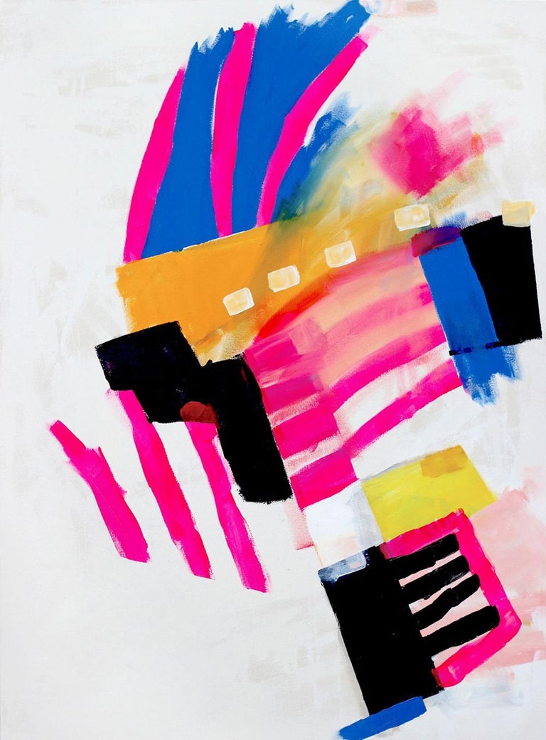 Brad Waters - Vibrant Human Expression - Colourful Abstract Art: Mixed ...