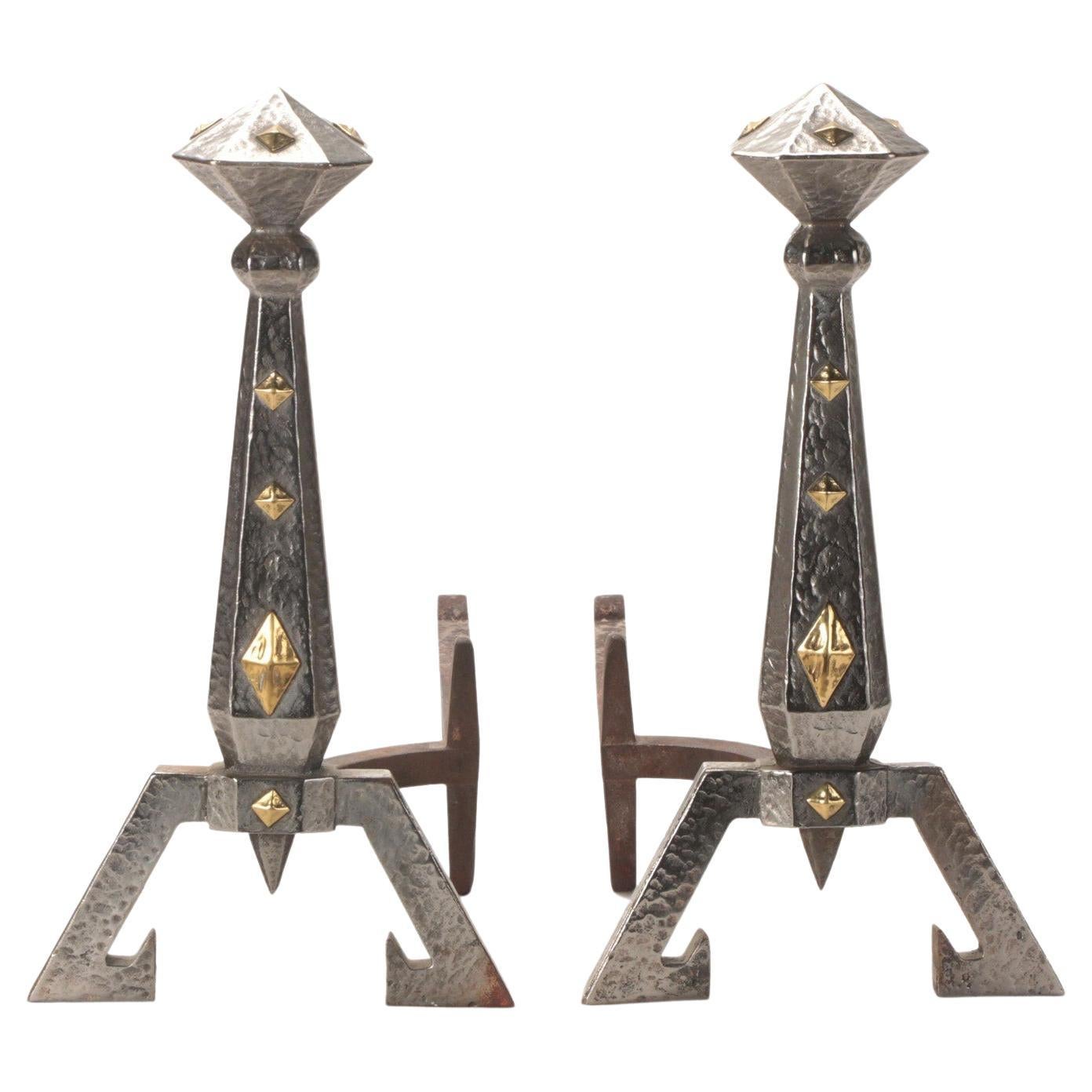 20th Century Anchor Andirons For Sale at 1stDibs