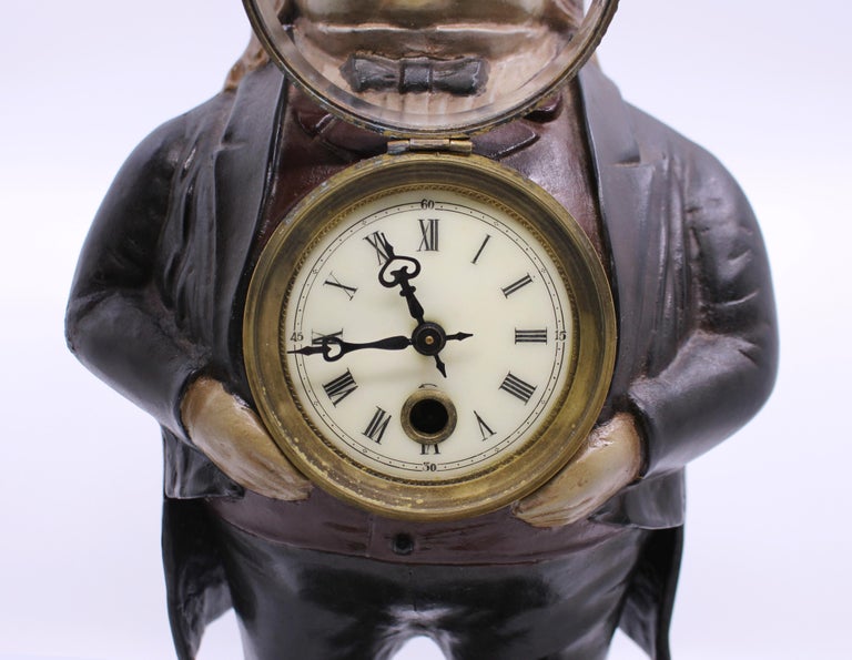 Bradley and Hubbard John Bull Blinking Eye Novelty Clock For Sale at ...