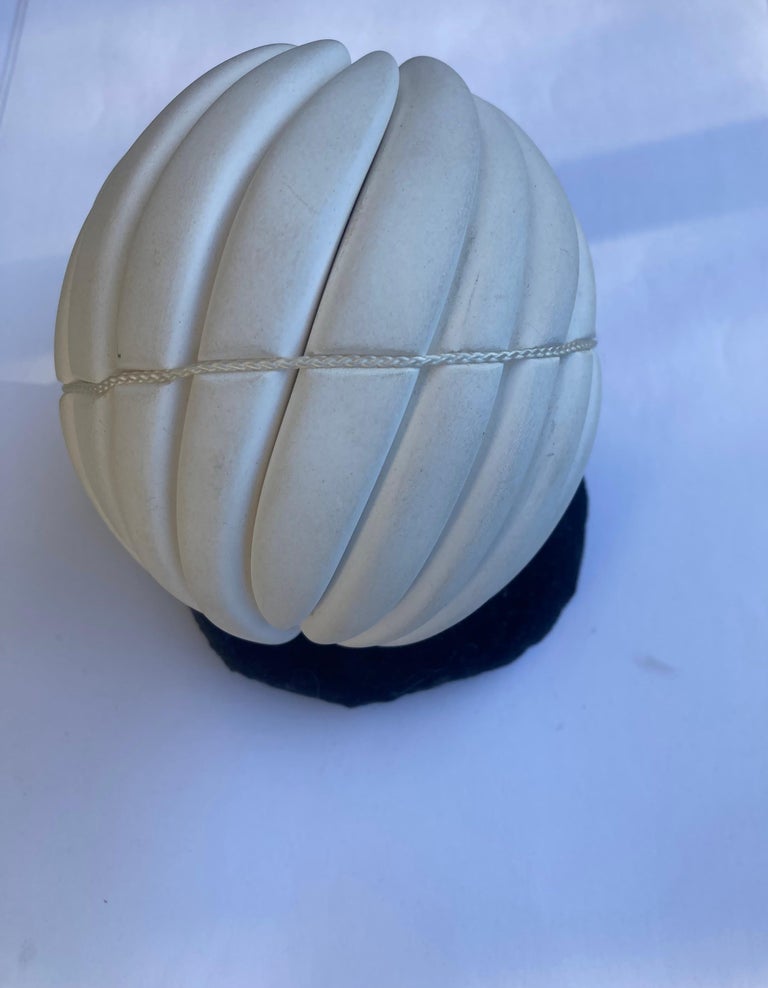 Bradley Miller Ceramic / Porcelain "Compression" Abstract Sculpture For ...