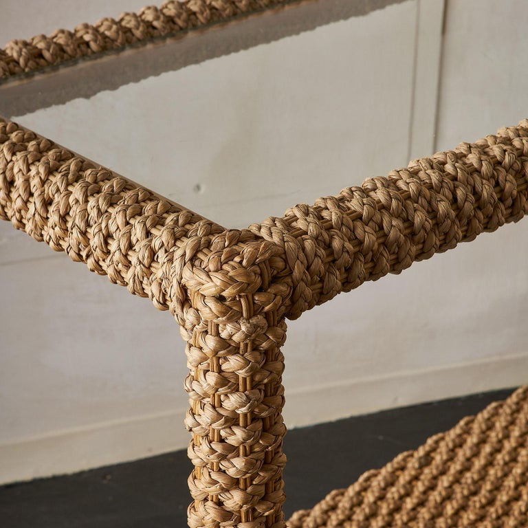 Braided Rope Console Table at 1stDibs