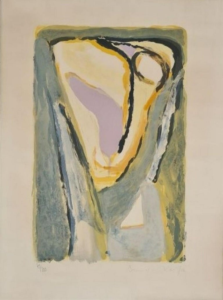 Bram Van Velde - Lumière pâle For Sale at 1stDibs