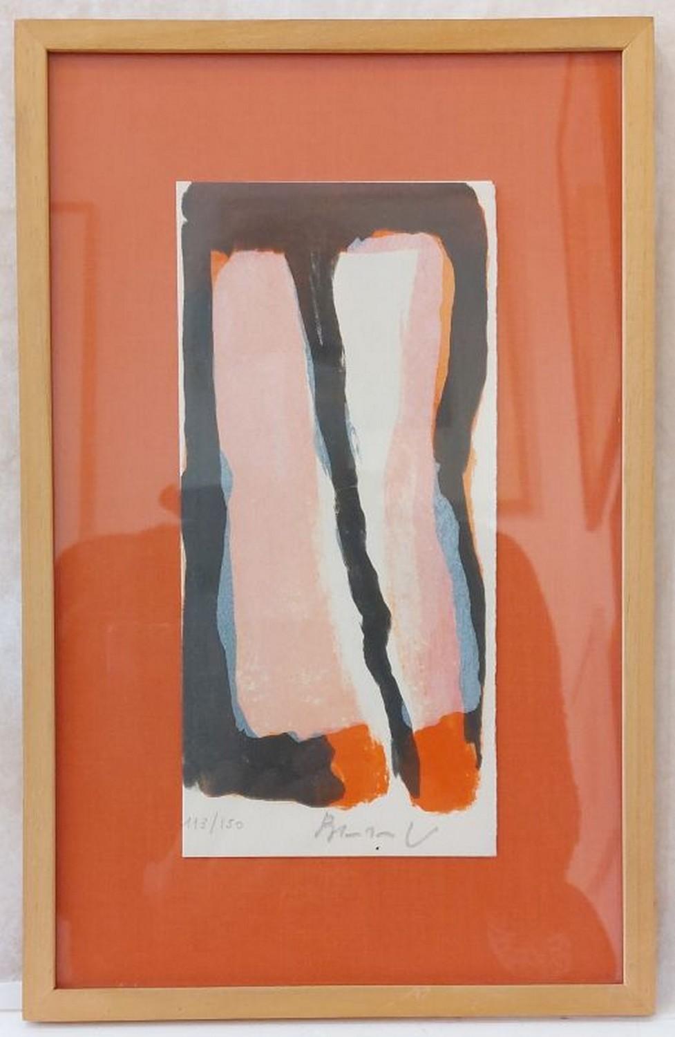 Bram Van Velde - Bram Van Velde - Signed Abstract Composition ...