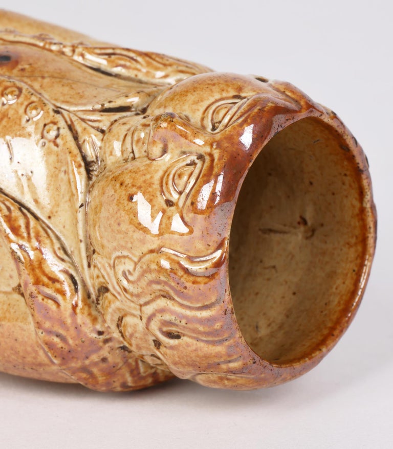 Brampton Rare Salt Glazed Stoneware Character Modelled Container For ...