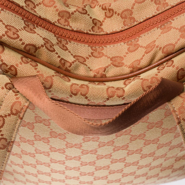 Brand New- Gucci GG NY Yankees Backpack in brown canvas For Sale at ...