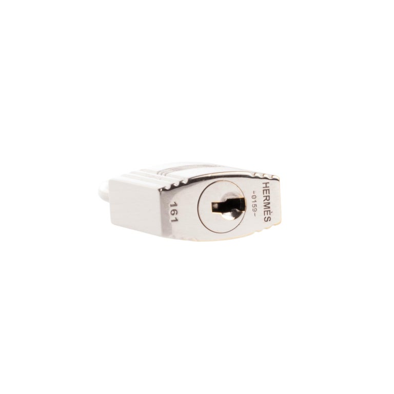 BRAND NEW Hermès Padlock in Palladium Silver for Birkin and Kelly ! at ...