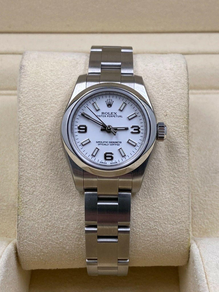 BRAND NEW Ladies Rolex Oyster Perpetual 176200 Stainless Steel Box ...