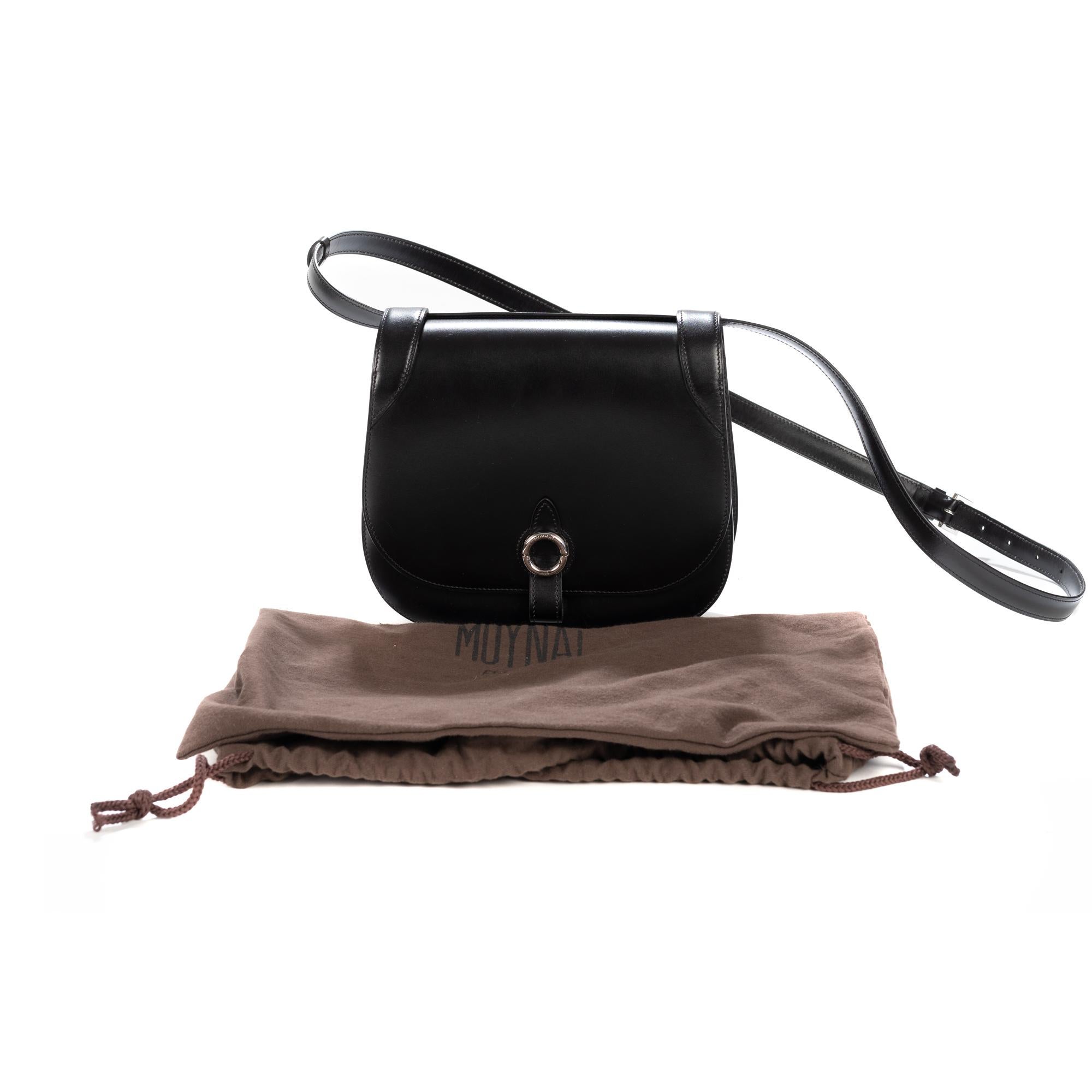 Brand new limited edition Moynat "Mignon" handbag crossbody in black ...