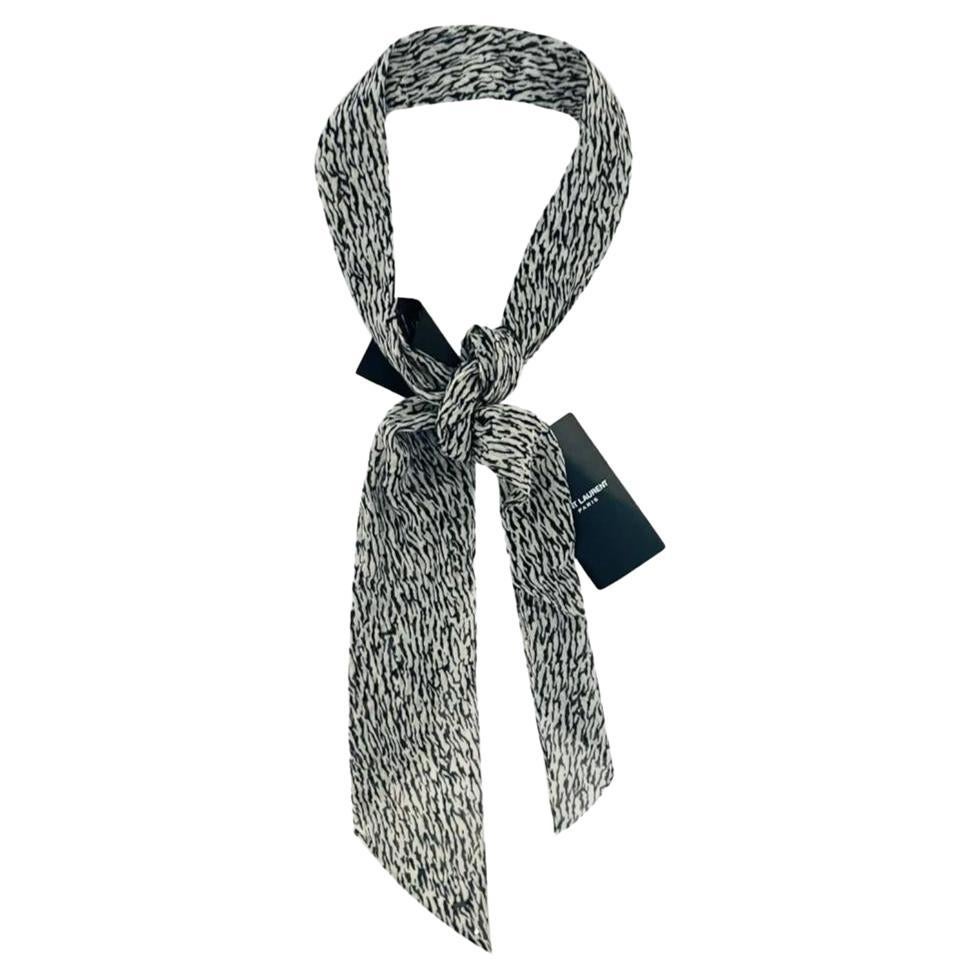 Brand New - Saint Laurent Wool Scarf For Sale at 1stDibs