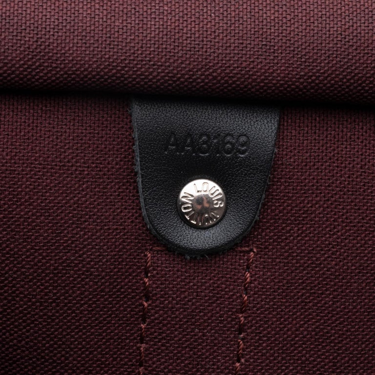 Brand new SuperBag "Superman" Louis Vuitton Keepall 55 Macassar strap ...