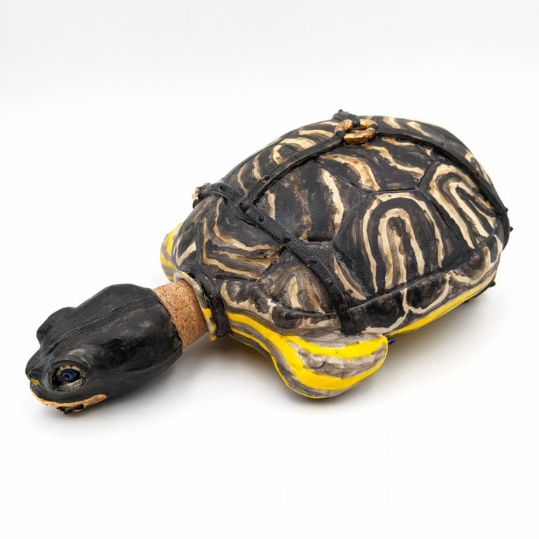 Brandon Schnur - Yours For The Taking Turtle Flask For Sale at 1stDibs