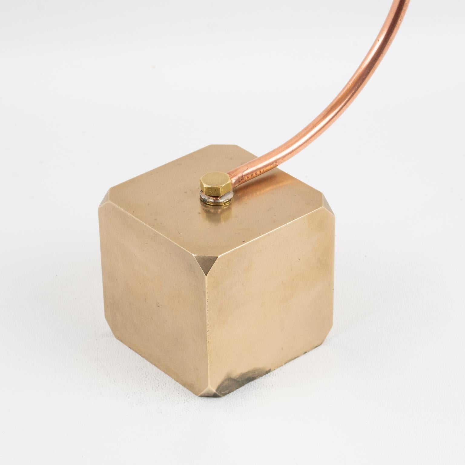 Brass and Copper Airplane Jet Aviation Model, France 1960s For Sale at ...