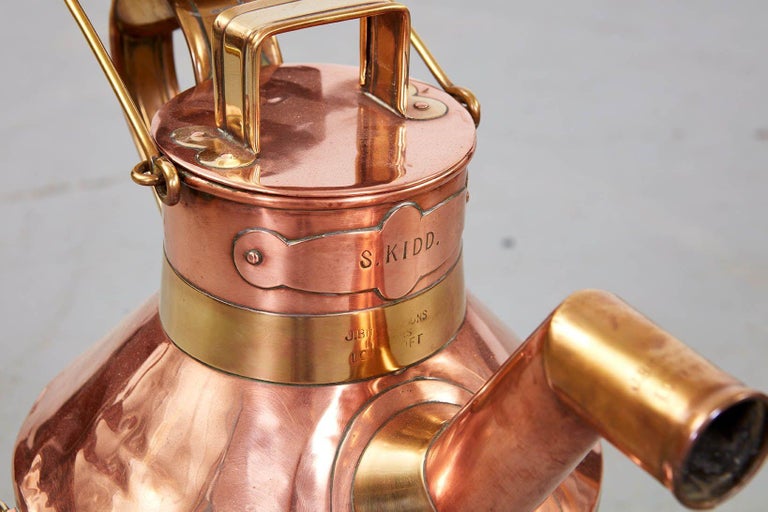 Brass and Copper Milk Can For Sale at 1stDibs