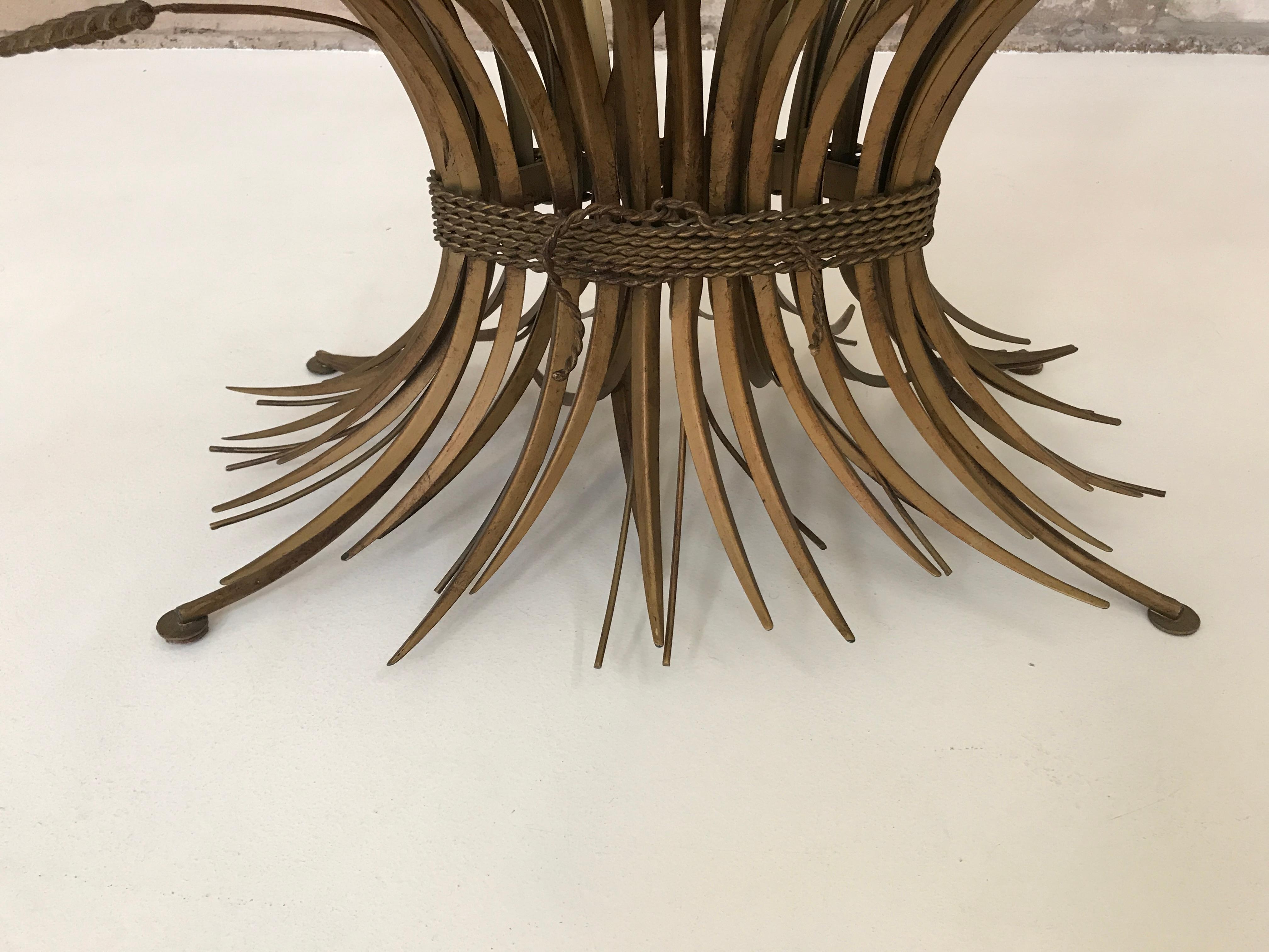 Brass and Glass Midcentury Coffee Table in the Style of Coco Chanel at ...