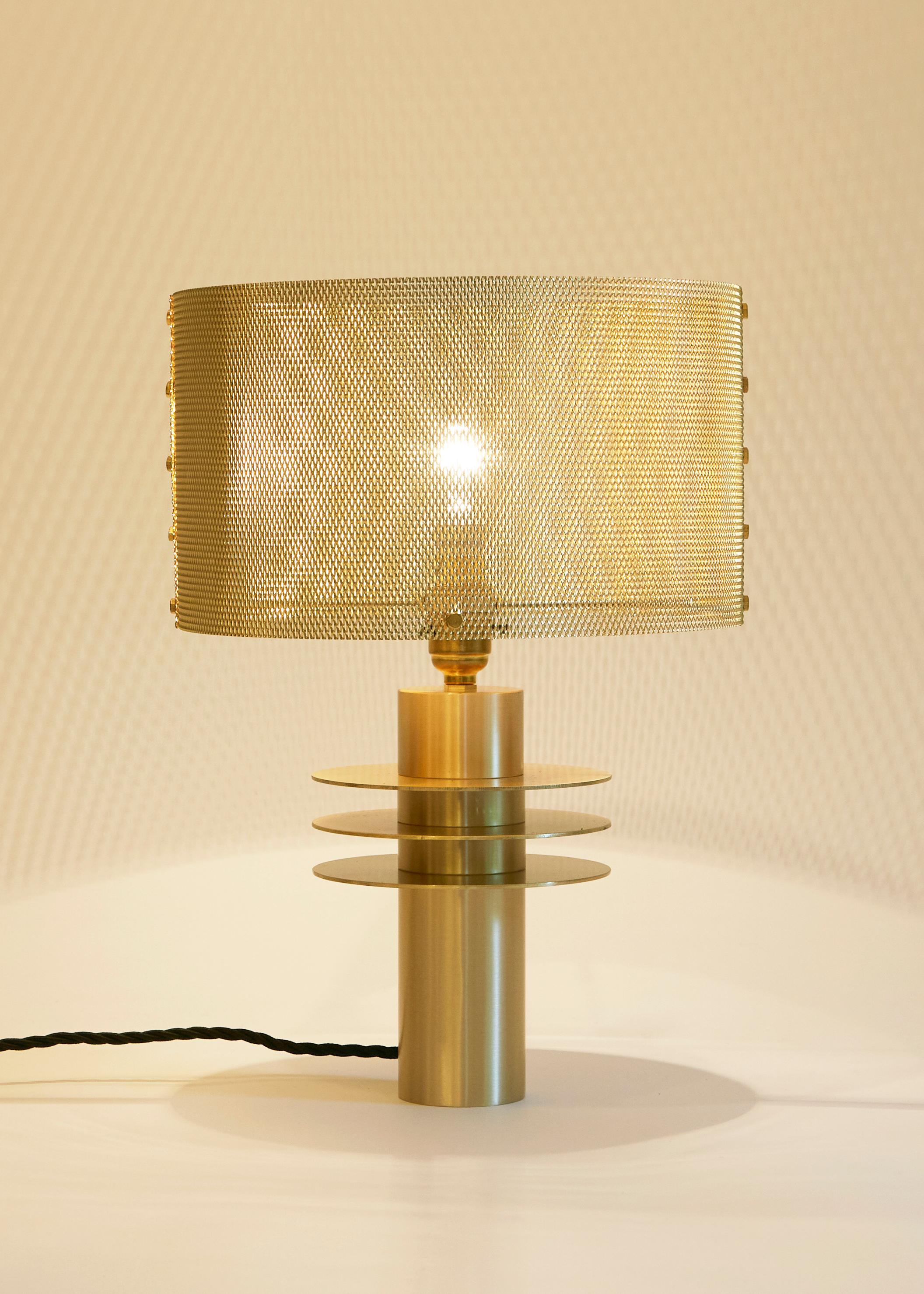 21th C Brass and Gold Black Swan Table Lamp by French Designer Marine Breynaert For Sale at 1stDibs