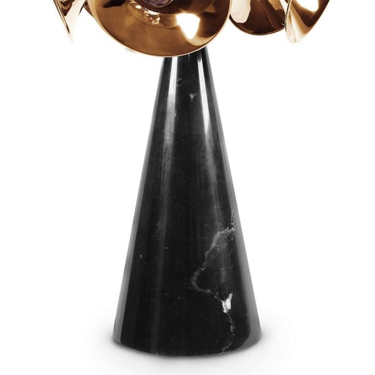 Brass and Gold Plated Table Lamp For Sale at 1stDibs