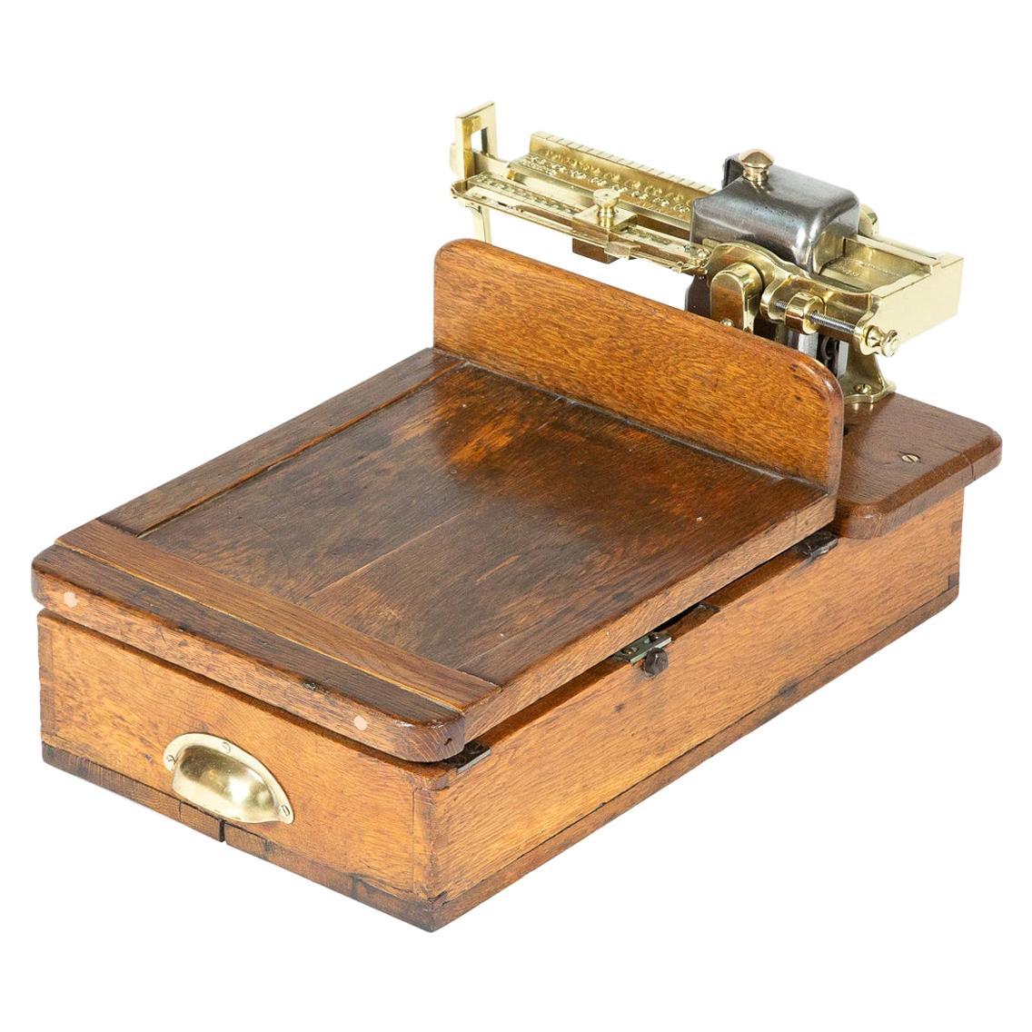 Large Early 20th Century King Edward vii W and T Avery Beam Scale For ...