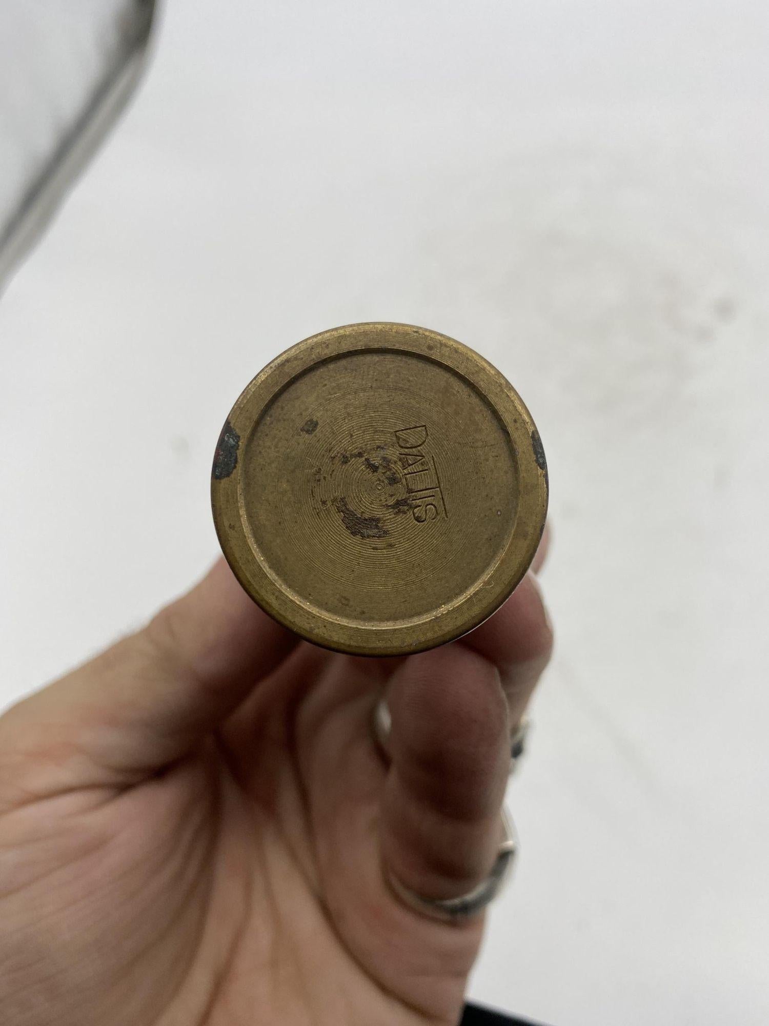 Brass and Silver Petrol Table Pull Chain Lighter by Daltis at 1stDibs ...