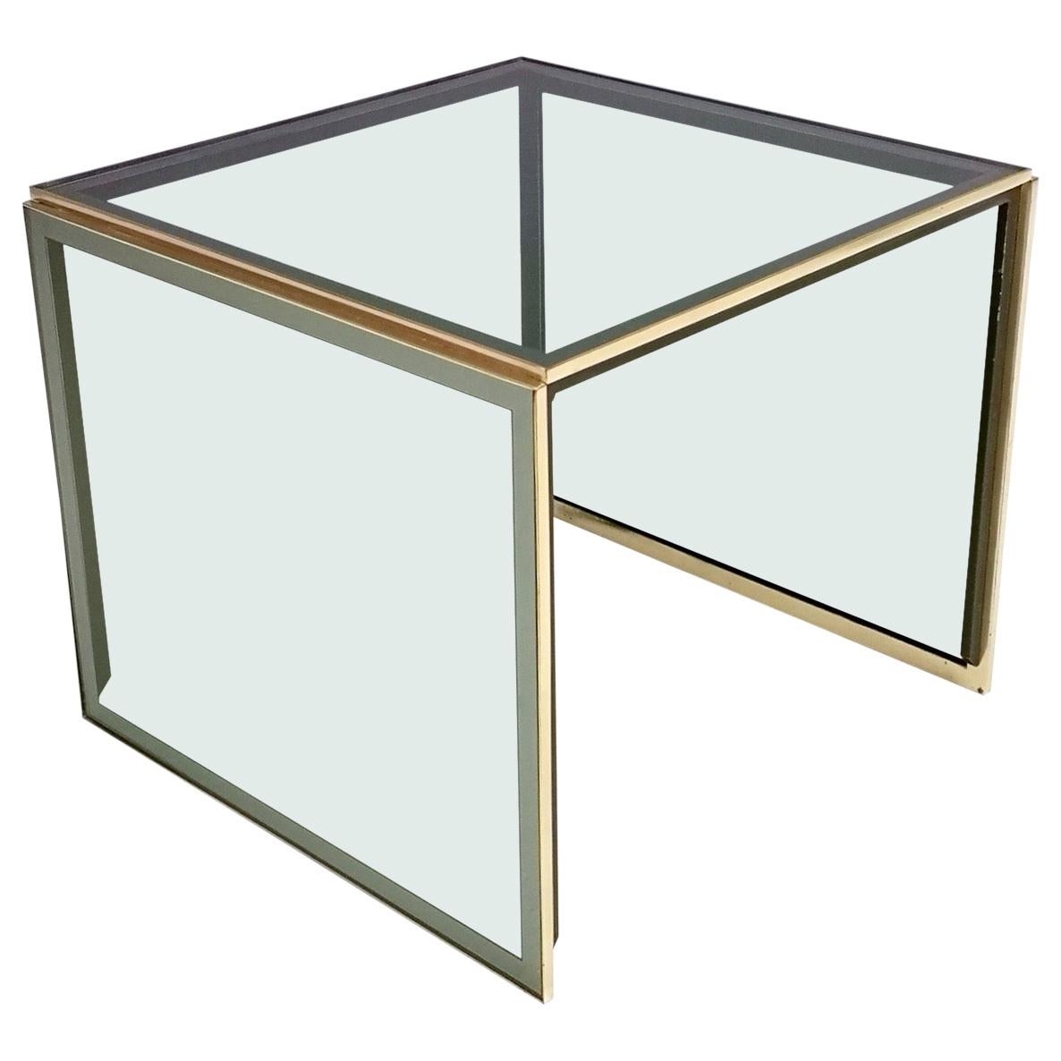 Postmodern Marble and Glass Drinks Tables by Bruce Kaiser of Kaiser ...