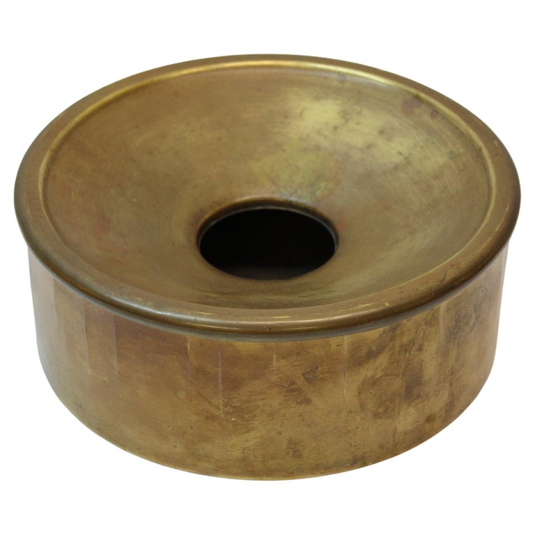 Brass Ashtray Receptacle For Sale at 1stDibs