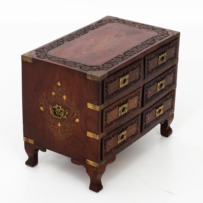 Brass Banded Box at 1stDibs