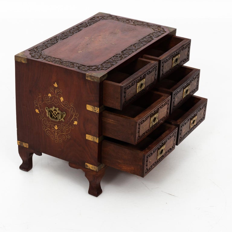 Brass Banded Box at 1stDibs