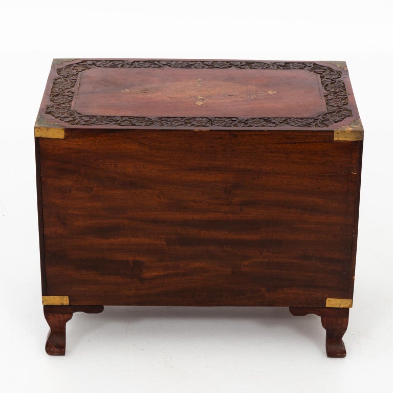 Brass Banded Box at 1stDibs