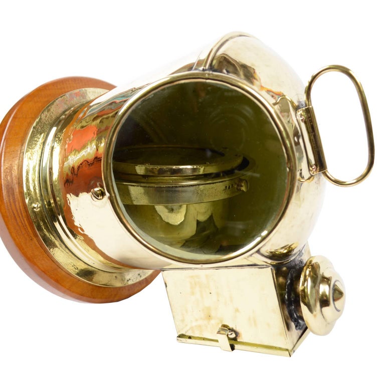 Brass Binnacle for Lifeboat, 1920s at 1stDibs