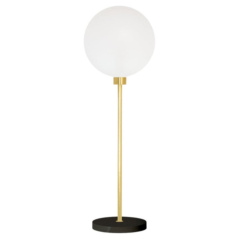 Brass/Black Granite Verti Table Light by Atris For Sale at 1stDibs